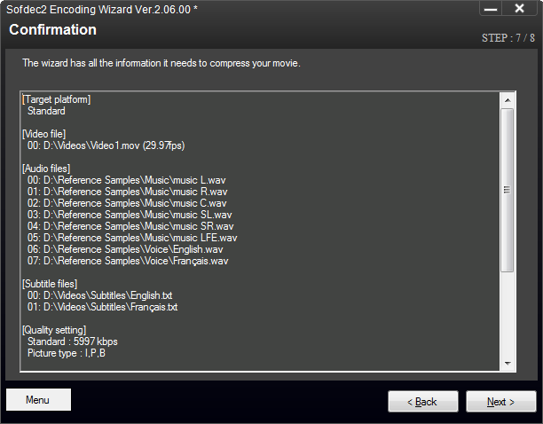 Using the Sofdec2 encoding Wizard - CRI Middleware Blog
