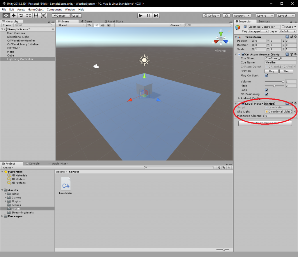 Controlling Lighting in Unity with Data from ADX2 - CRI Middleware Blog
