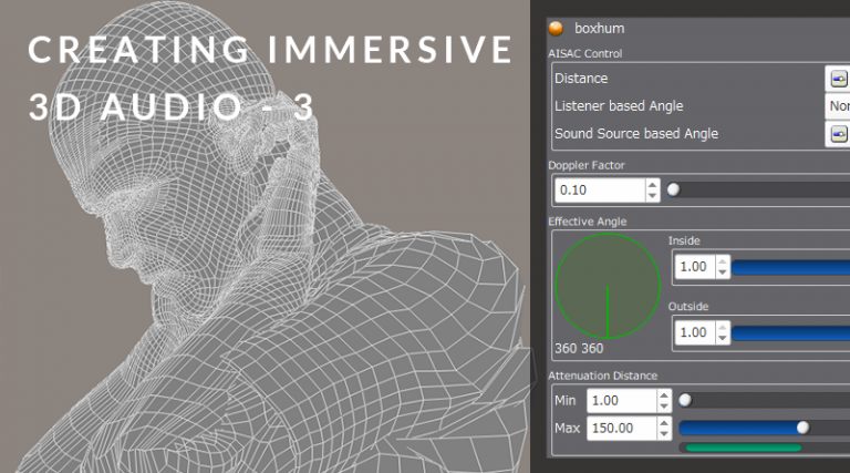 Creating Immersive 3d Audio With Adx2 And Unity Part 3 Cri Middleware Blog