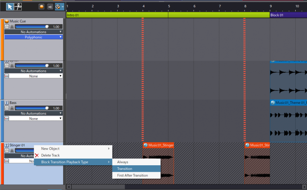 Stingers for Block Playback - CRI Middleware Blog