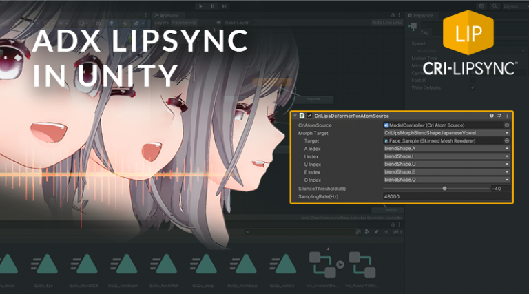Using ADX LipSync in Unity | CRI Middleware Blog